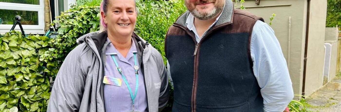 Andrew Stephenson MP Visits Pendleside Hospice