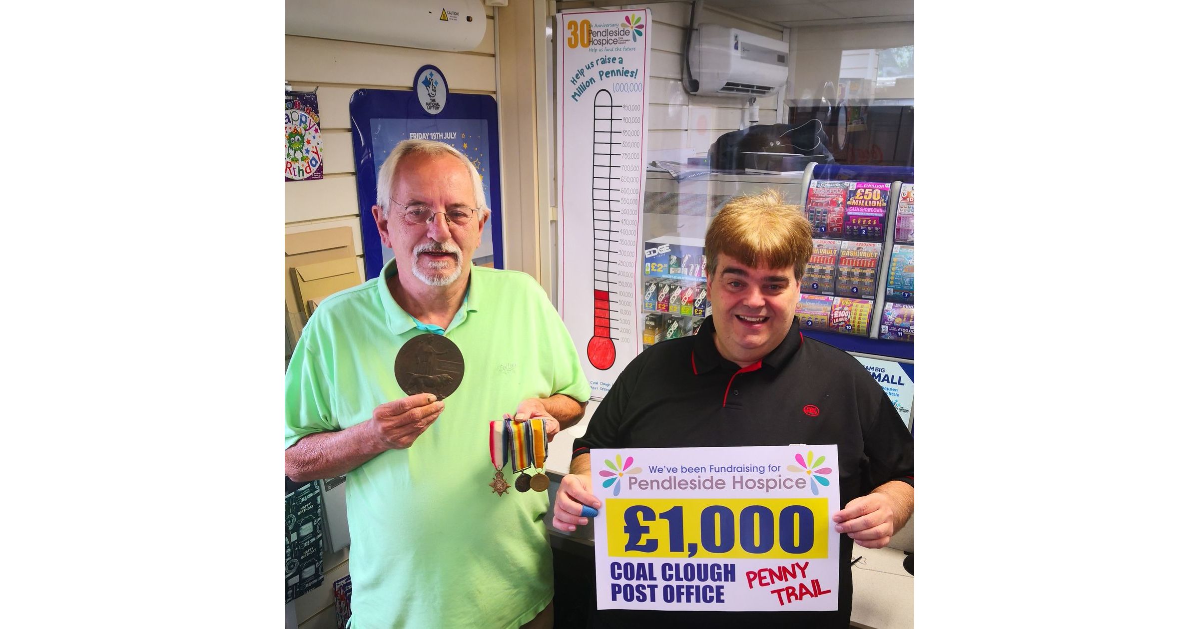 Burnley’s Coal Clough Lane Post Office 1 Millions Pennies
