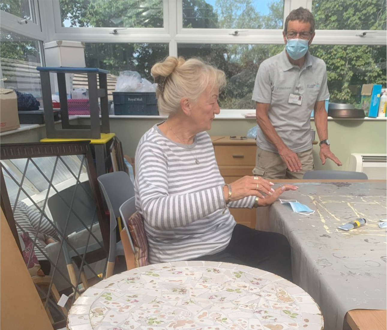 Retired teacher Chrissy given a lifeline by Pendleside’s day services