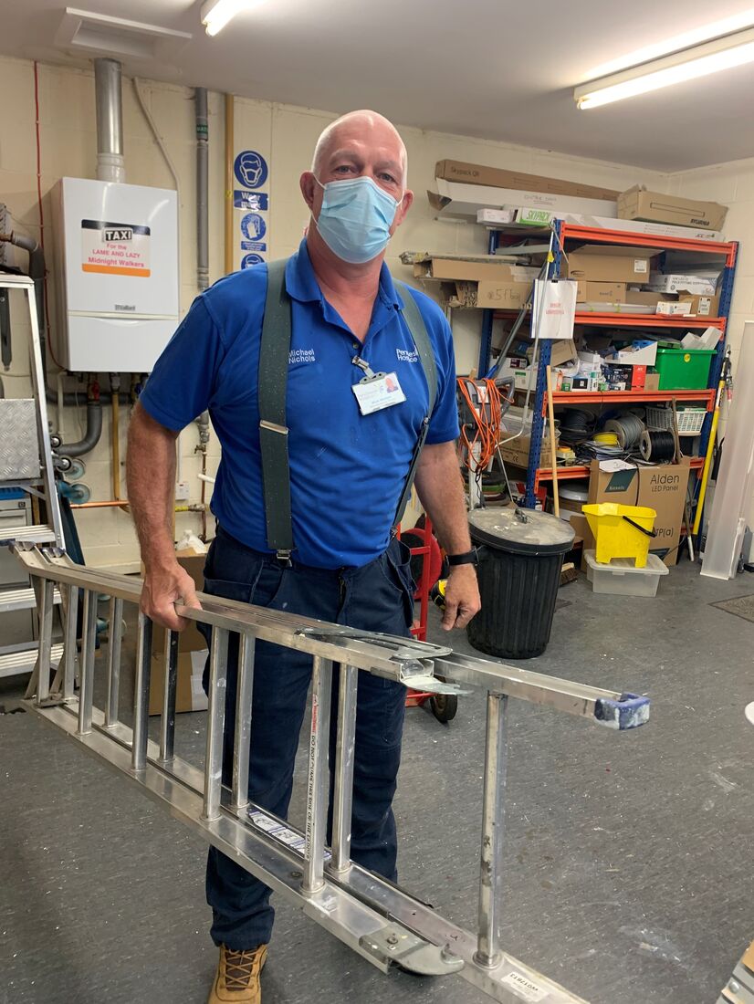 Mick takes on Pendleside Walk in memory of former police colleague