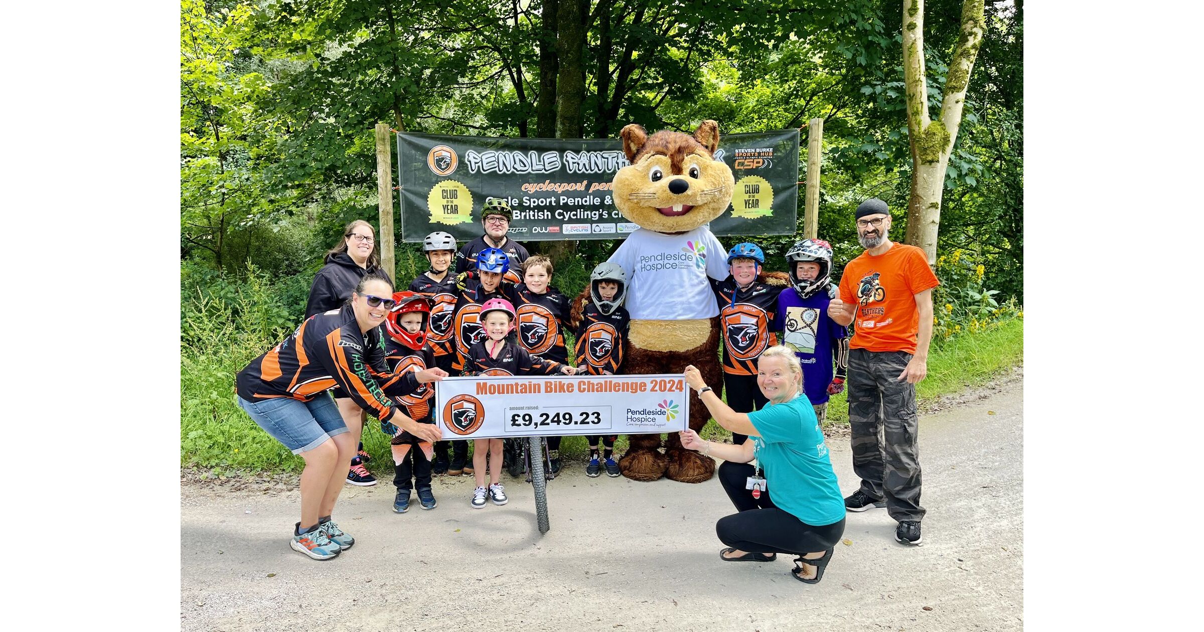 Mountain Bikers Boost Pendleside by Raising Over £9,000