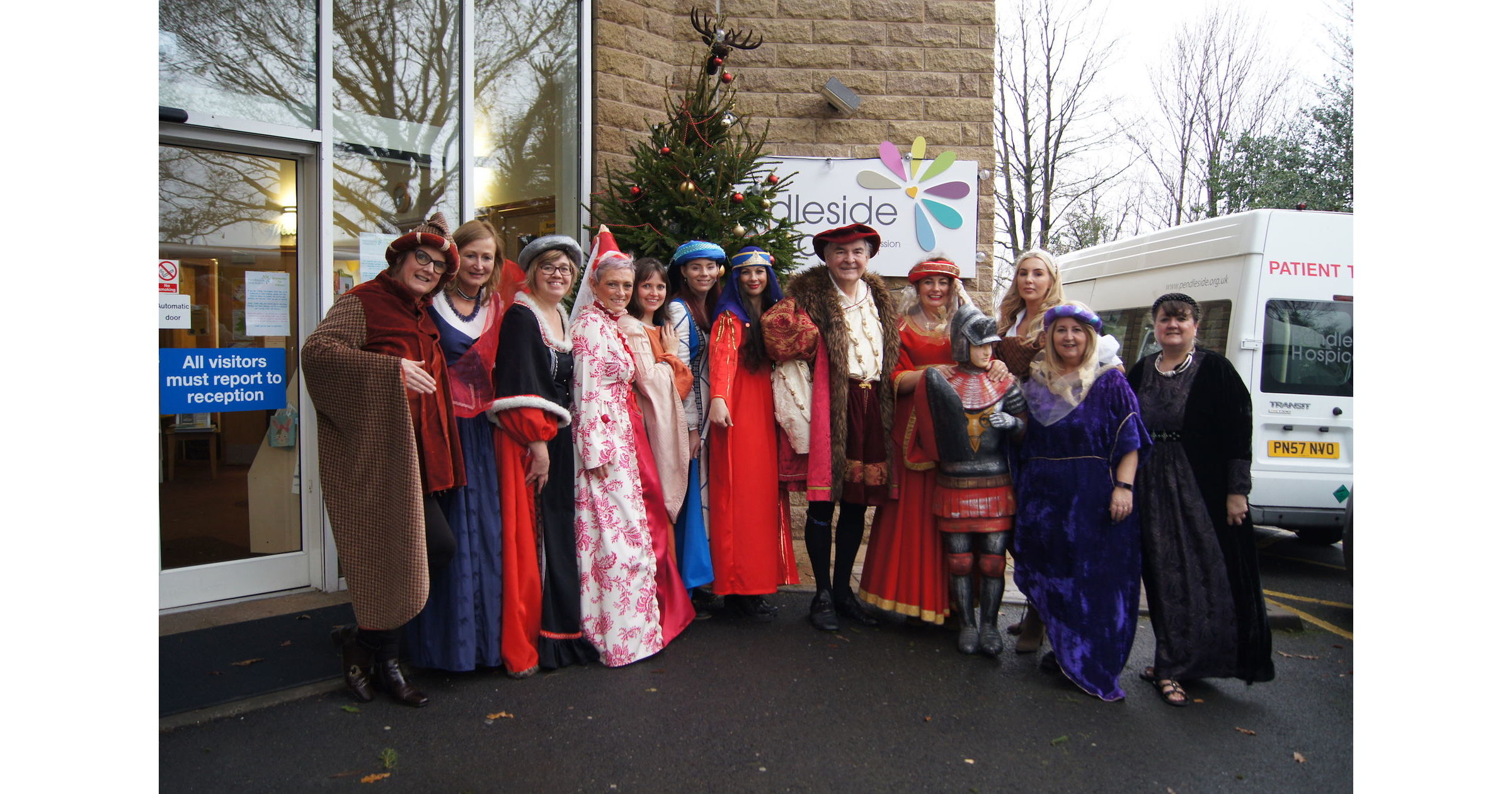 Henry VIII joins in the medieval party fun